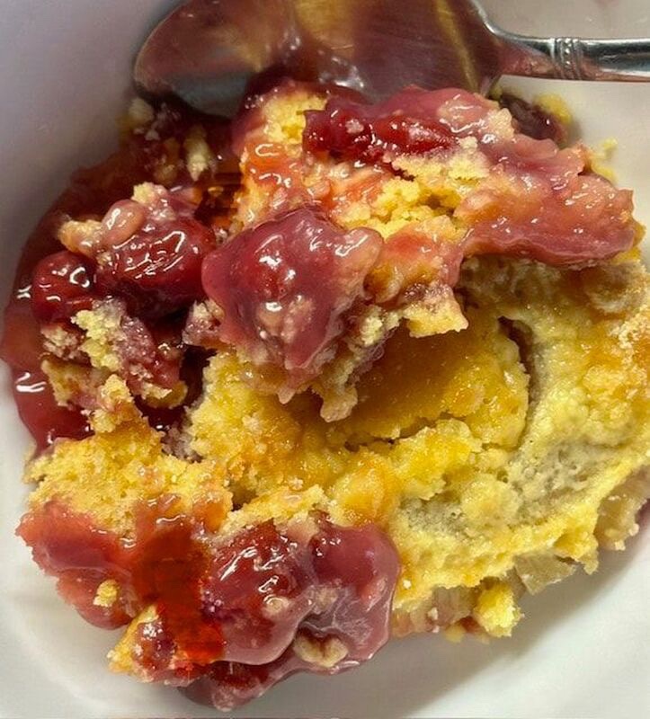 Cherry and Pineapple Dump Cake | RedWaxDiary